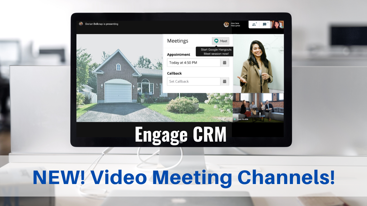 Video Meetings! NEW Google Meet Channel in EngageCRM - Craig Proctor ...